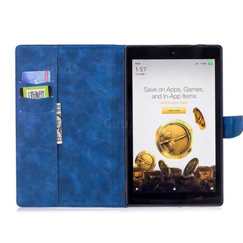 Lovely Panda Embossing 3D Leather Flip Cover for Amazon Fire HD 10 ...