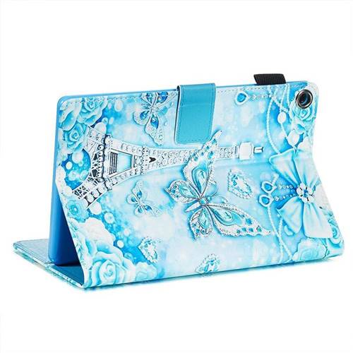 Tower Butterfly Matte Leather Wallet Tablet Case for Amazon Fire HD 8 ...