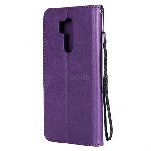 Retro Greek Classic Smooth PU Leather Wallet Phone Case for LG G7 ThinQ ...