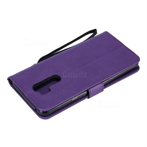 Retro Greek Classic Smooth PU Leather Wallet Phone Case for LG G7 ThinQ ...