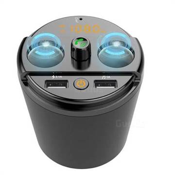 Cup-shaped Multi-function In-Car Bluetooth FM Hands-free Transmitter ...
