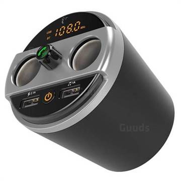 Cup-shaped Multi-function In-Car Bluetooth FM Hands-free Transmitter ...