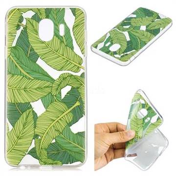 Banana Green Leaves Super Clear Soft TPU Back Cover for Samsung Galaxy ...