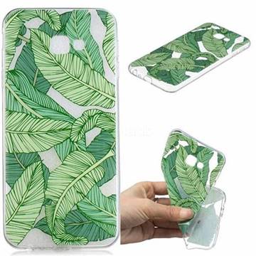 Banana Green Leaves Super Clear Soft TPU Back Cover for Samsung Galaxy ...