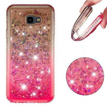 Diamond Frame Liquid Glitter Quicksand Sequins Phone Case for Samsung ...