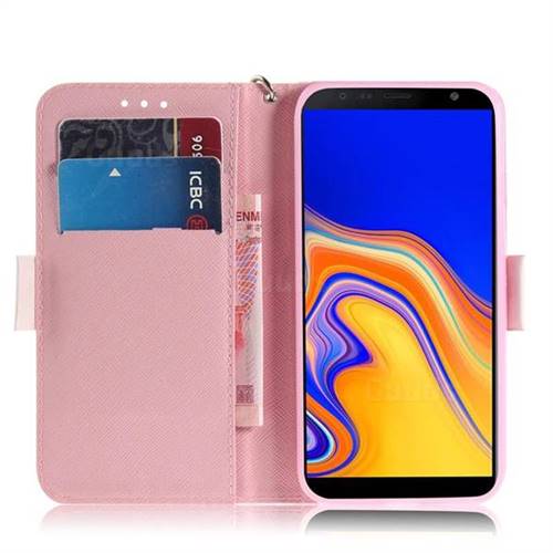 Black and White Cat 3D Painted Leather Wallet Phone Case for Samsung ...