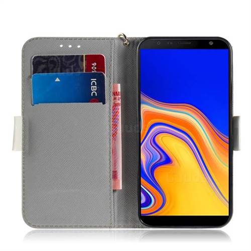 Watercolor Flower 3D Painted Leather Wallet Phone Case for Samsung ...