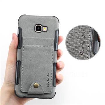 Woven Pattern Multi-function Leather Phone Case for Samsung Galaxy J4 ...