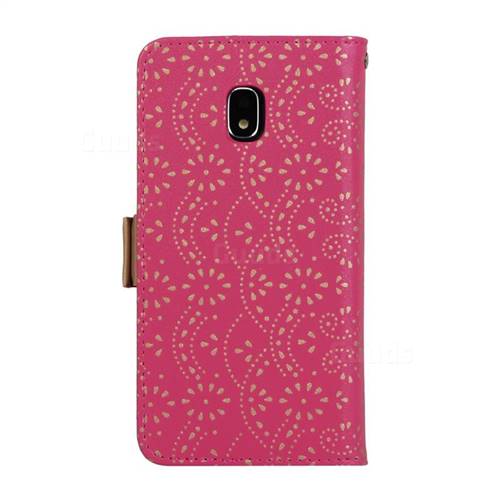 Luxury Lace Zipper Stitching Leather Phone Wallet Case for Samsung ...