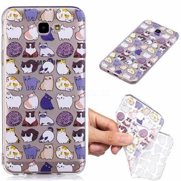 Mini Cute Cat Super Clear Soft TPU Back Cover for Samsung Galaxy J7 ...