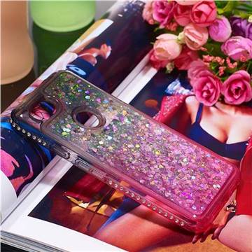 Diamond Frame Liquid Glitter Quicksand Sequins Phone Case for Google ...