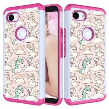 Pink Pony Shock Absorbing Hybrid Defender Rugged Phone Case Cover for ...