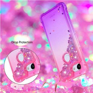 Rainbow Gradient Liquid Glitter Quicksand Sequins Phone Case for Google ...