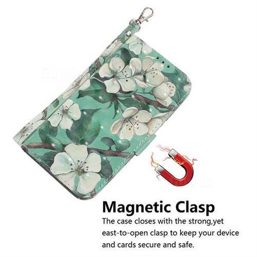 Watercolor Flower 3D Painted Leather Wallet Phone Case for Google Pixel ...
