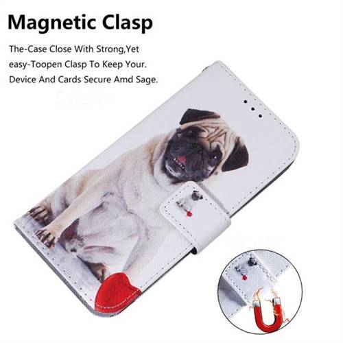 Pug Dog PU Leather Wallet Case for Google Pixel 3A XL - Google Pixel 3A ...