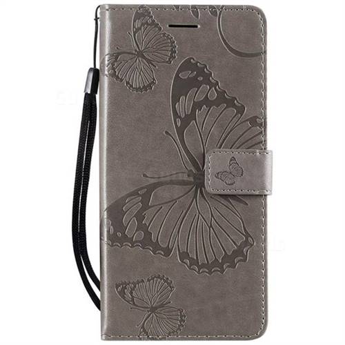 Embossing 3D Butterfly Leather Wallet Case for Google Pixel 3A XL ...