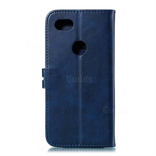 Embossing Happy Cat Leather Wallet Case for Google Pixel 3A XL - Blue ...