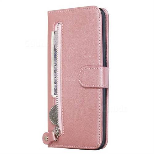 Retro Luxury Zipper Leather Phone Wallet Case for Google Pixel 3A XL ...