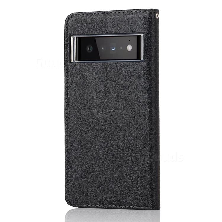 Ultra Slim Magnetic Automatic Suction Silk Lanyard Leather Flip Cover ...