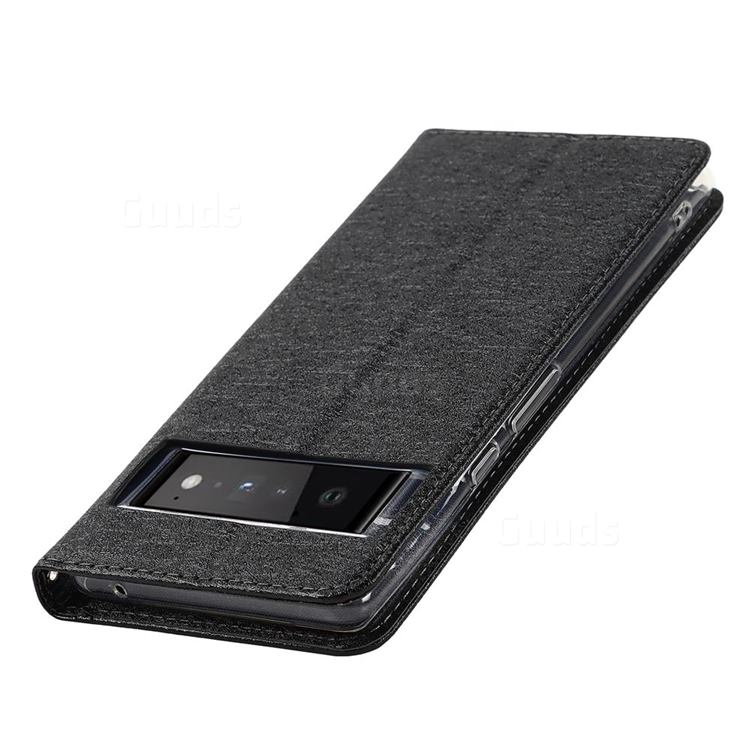 Ultra Slim Magnetic Automatic Suction Silk Lanyard Leather Flip Cover ...