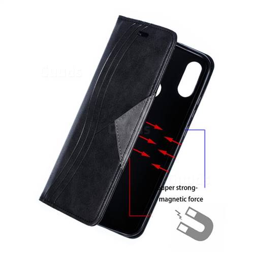 Retro S Streak Magnetic Leather Wallet Phone Case for Huawei Honor 8A ...