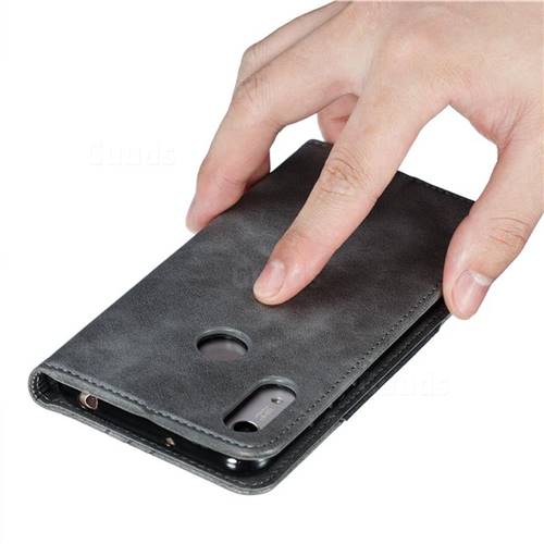 Retro S Streak Magnetic Leather Wallet Phone Case for Huawei Honor 8A ...