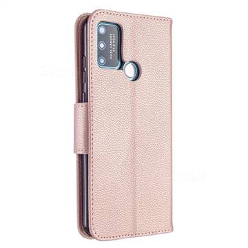 Classic Luxury Litchi Leather Phone Wallet Case for Huawei Honor 9A ...