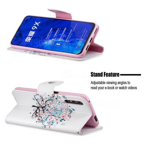 Colorful Tree Leather Wallet Case for Huawei Honor 9X Pro - Huawei ...