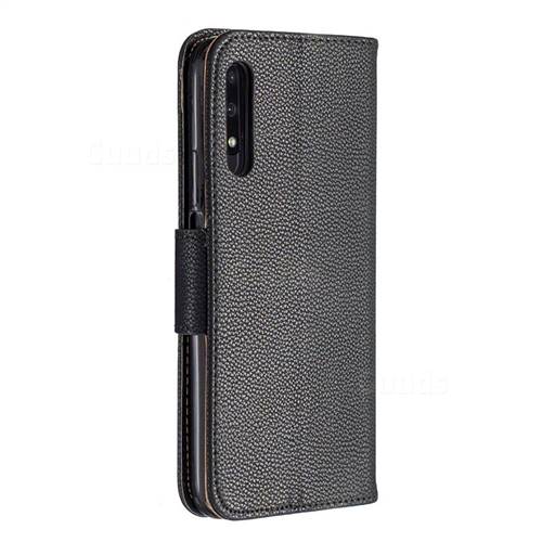 Classic Luxury Litchi Leather Phone Wallet Case for Huawei Honor 9X Pro ...