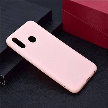 Candy Soft TPU Back Cover for Huawei Honor Play(6.3 inch) - Pink - Back ...