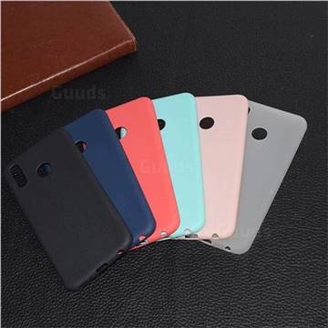 Candy Soft TPU Back Cover for Huawei Honor Play(6.3 inch) - Pink - Back ...