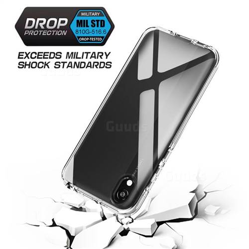 Transparent 2 in 1 Drop-proof Cell Phone Back Cover for Huawei Y5 (2019 ...