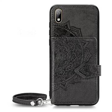 Mandala Flower Cloth Multifunction Stand Card Leather Phone Case for ...