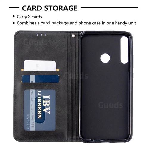 Prismatic Slim Magnetic Sucking Stitching Wallet Flip Cover for Huawei ...