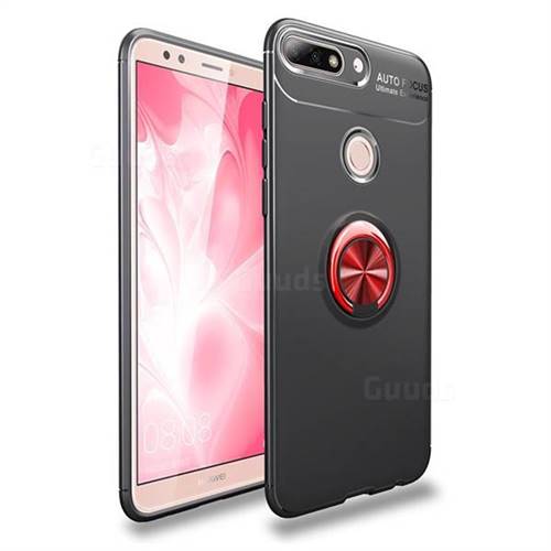 Auto Focus Invisible Ring Holder Soft Phone Case for Huawei Y7 Pro ...