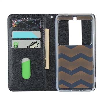 Ultra Slim Magnetic Automatic Suction Silk Lanyard Leather Flip Cover ...