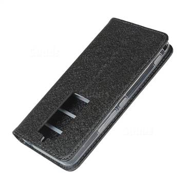 Ultra Slim Magnetic Automatic Suction Silk Lanyard Leather Flip Cover ...