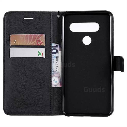 Retro Greek Classic Smooth PU Leather Wallet Phone Case for LG V40 ...
