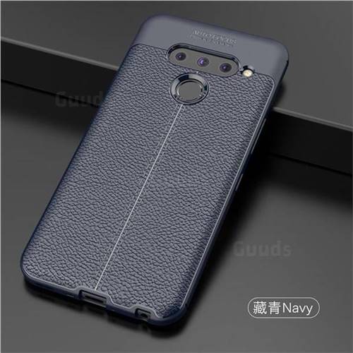 Luxury Auto Focus Litchi Texture Silicone TPU Back Cover for LG V50 ...