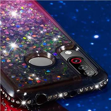 Diamond Frame Liquid Glitter Quicksand Sequins Phone Case for LG W30 ...