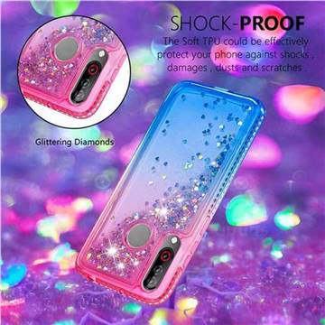 Diamond Frame Liquid Glitter Quicksand Sequins Phone Case for LG W30 ...