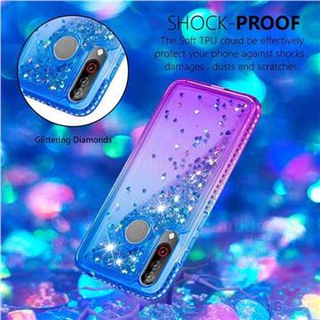 Diamond Frame Liquid Glitter Quicksand Sequins Phone Case for LG W30 ...
