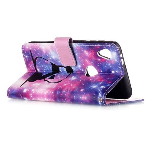 Panda Baby Matte Leather Wallet Phone Case for Motorola Moto E6 ...