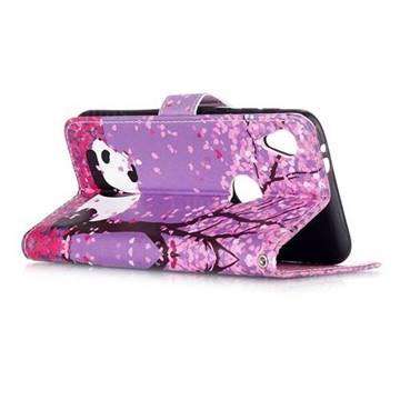 Cherry Blossom Panda Matte Leather Wallet Phone Case for Motorola Moto ...