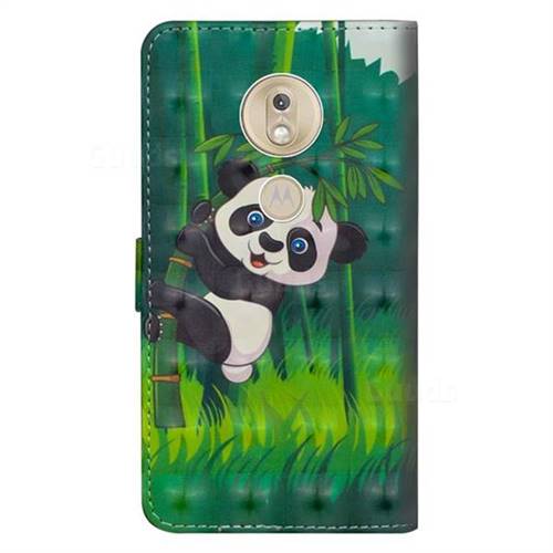 Climbing Bamboo Panda 3D Painted Leather Wallet Case for Motorola Moto ...