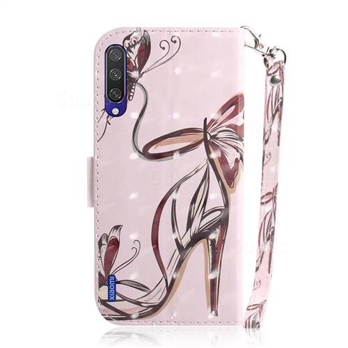 Butterfly High Heels 3D Painted Leather Wallet Phone Case for Xiaomi Mi ...