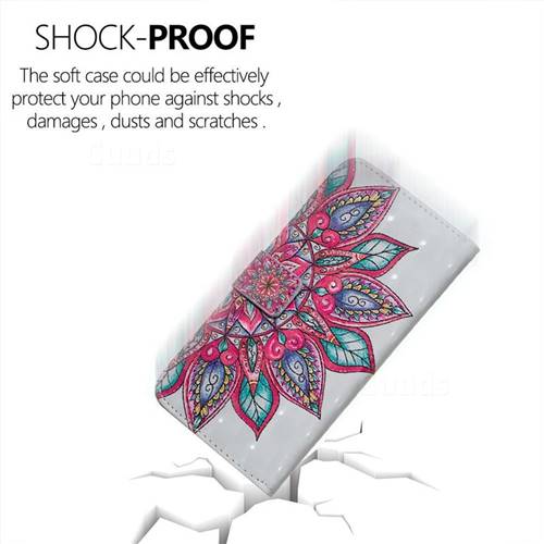 Mandara Flower 3D Painted Leather Phone Wallet Case for Xiaomi Mi CC9 ...
