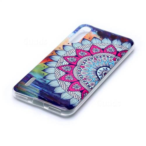Colorful Sun Flower Noctilucent Soft TPU Back Cover for Xiaomi Mi CC9e ...