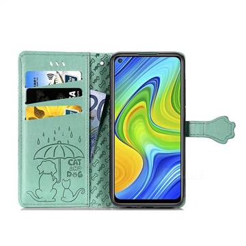 Embossing Dog Paw Kitten and Puppy Leather Wallet Case for Xiaomi Redmi ...