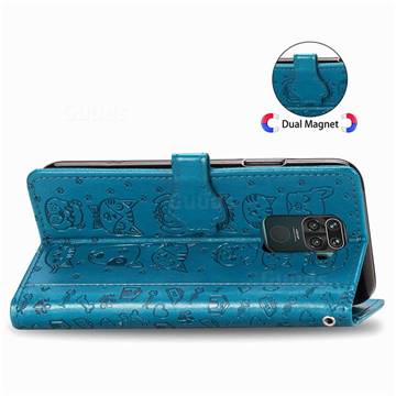 Embossing Dog Paw Kitten and Puppy Leather Wallet Case for Xiaomi Redmi ...